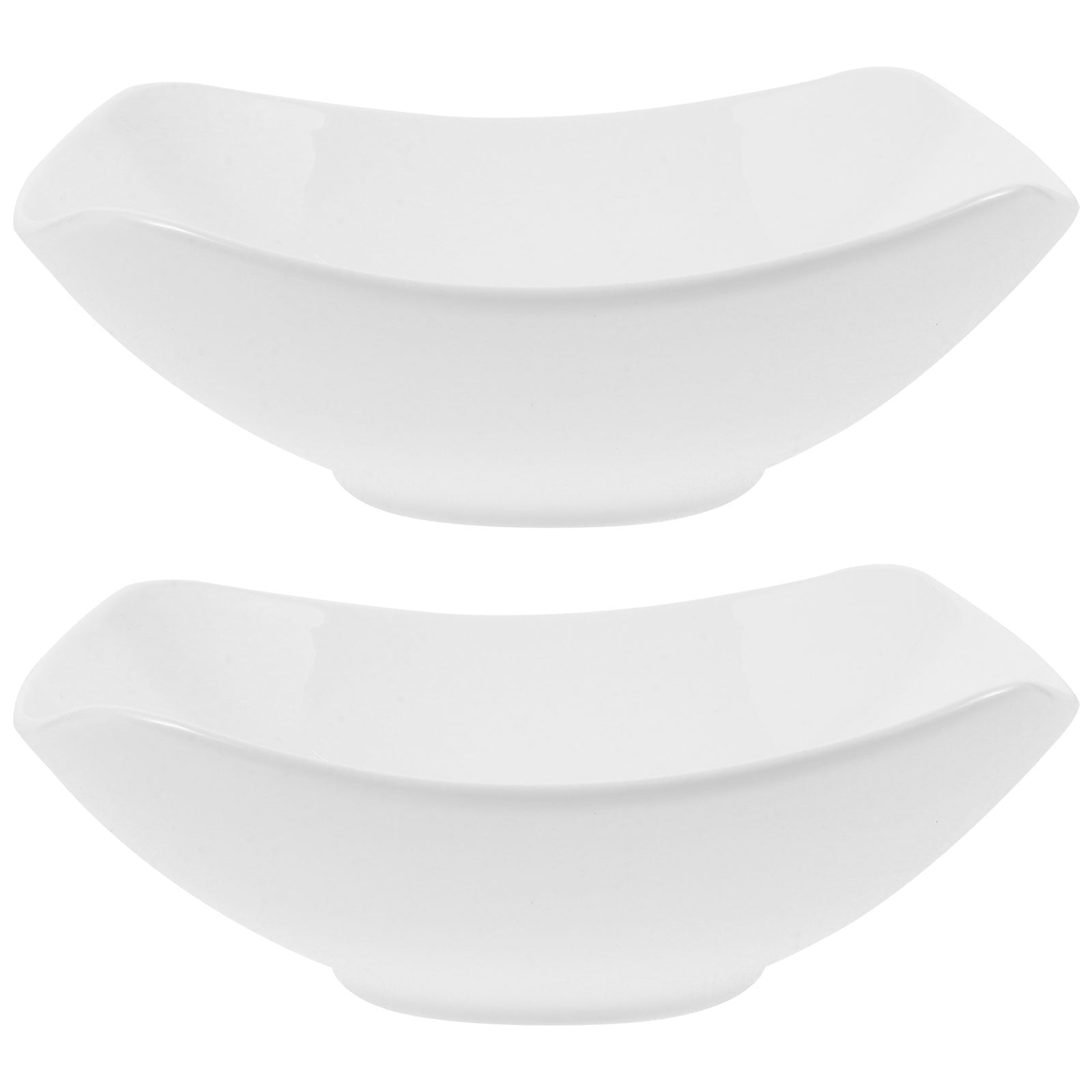 Houderco Ceramic Bowls White 2Pcs 5.5X5.5X1.77in Serving Dish - Walmart.com
