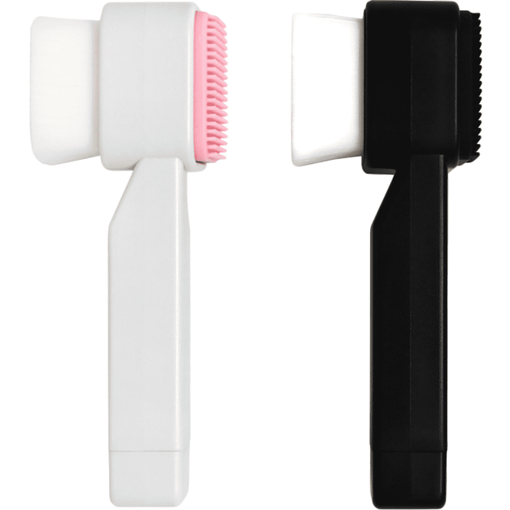 2 Pcs Square Facial Cleansing Brush Tool Face Washer Household Nylon ...