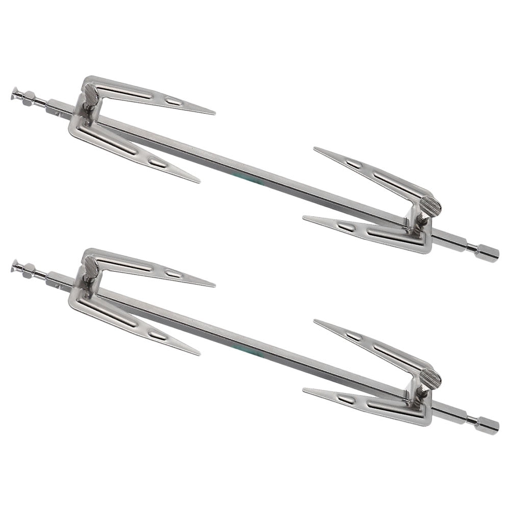 2 Pcs Square Grill Fork Forks Airfryer Meat Fish Grilled Beef ...