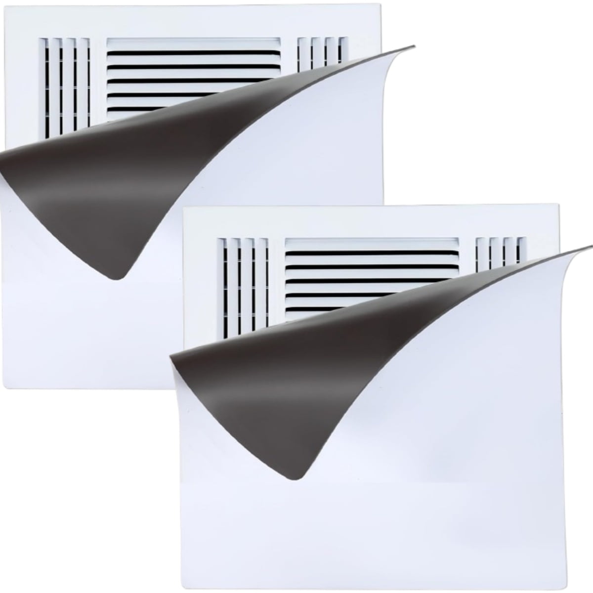 2 Pcs Square Magnetic Vent Covers 14 x 14 Inch Magnets Vent Blocker for ...