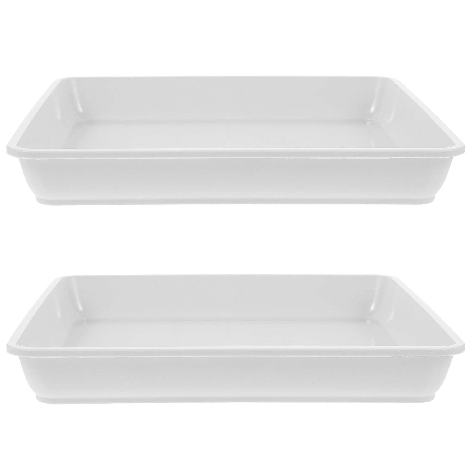 2 Pcs Square Planter Tray Indoor Plant Pots Plant Tray Fits Most Pots ...