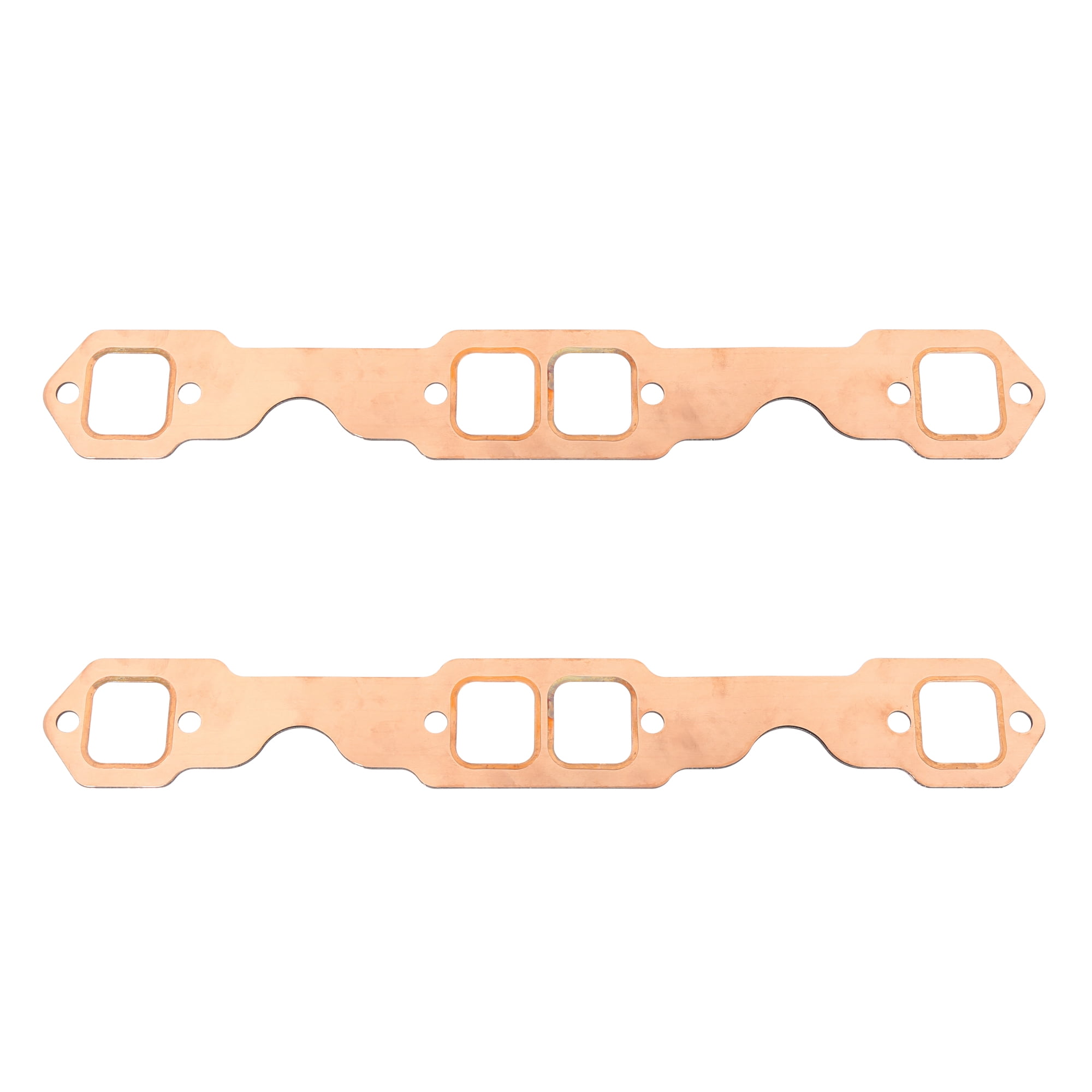 2 Pcs Square Port Header Reusable Exhaust Manifold Gaskets for ...