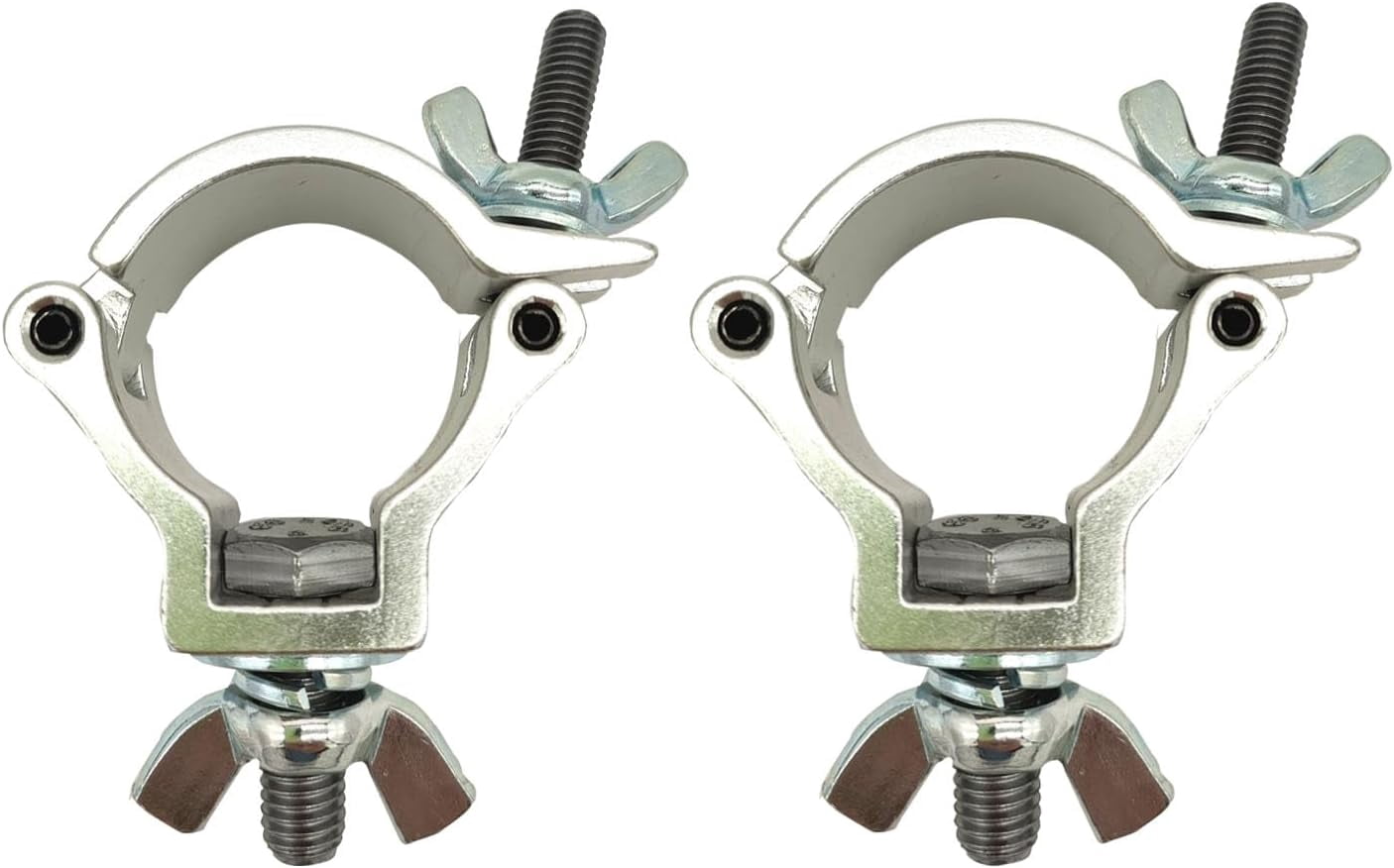 2 Pcs Stage Light Clamp 1-1/2 Inch Lighting truss Clamps Heavy Duty ...