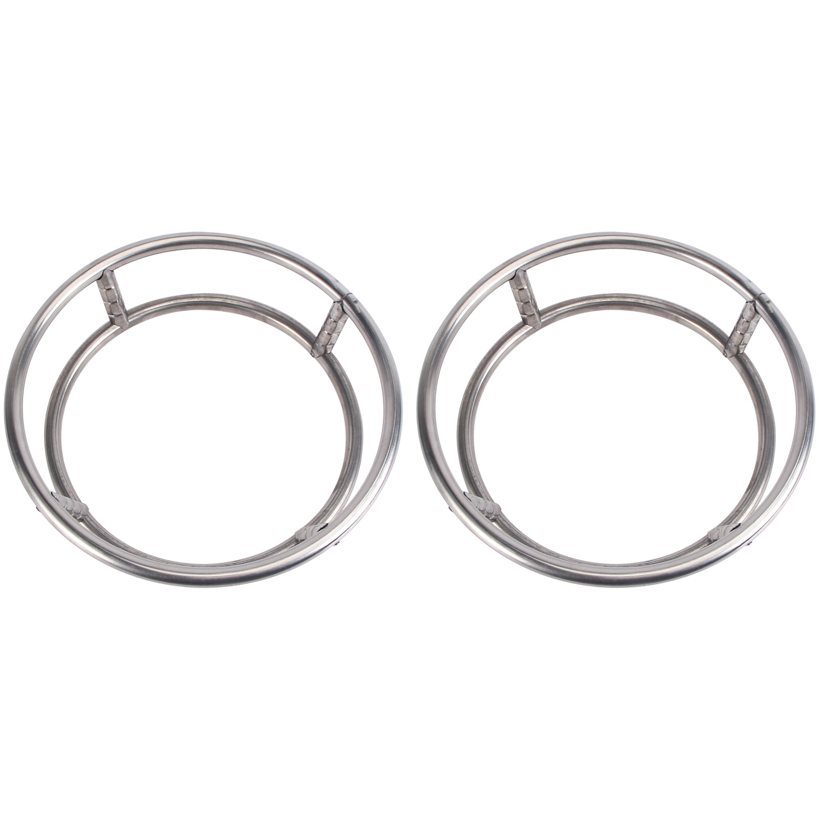 2 Pcs Stainless Pot Rack Frying Pan Holder Wok Ring for Gas Burner Pots ...