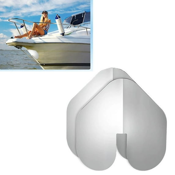 2 Pcs Stainless Steel Bow Guard for Boats with Adhesive, Bow Protector ...