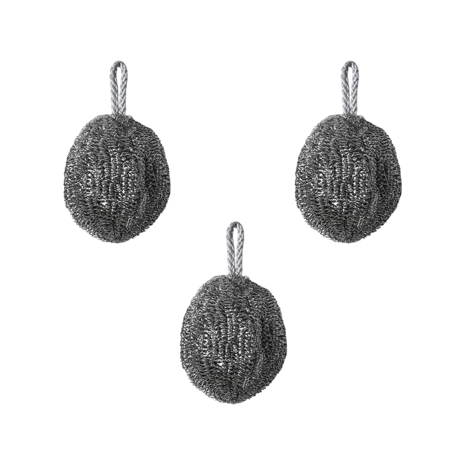 2 Pcs Stainless Steel Cleaning Ball for Kitchen - Heavy Duty Scrubber ...