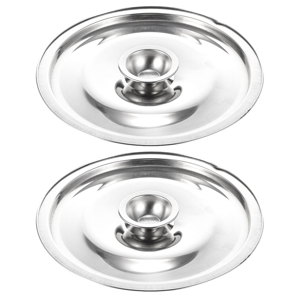 2 Pcs Stainless Steel Cylinder Head Stainless Steel Cookware Lids for ...