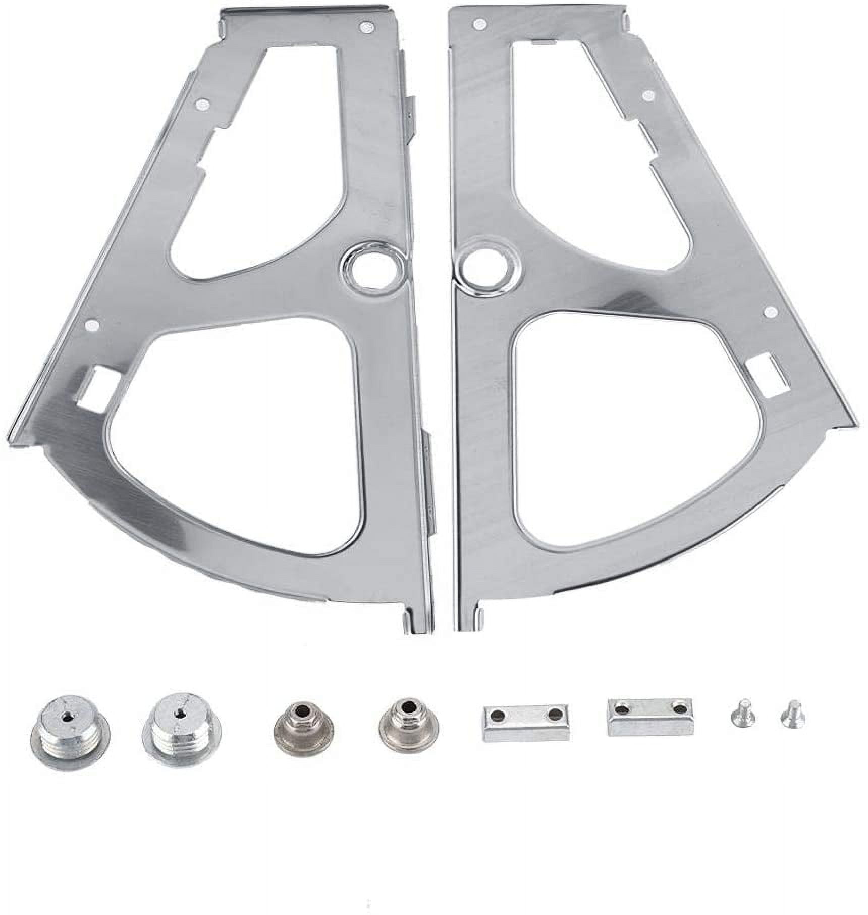 2 Pcs Stainless Steel Furniture Hinge Shoes Drawer Cabinet Hinges ...