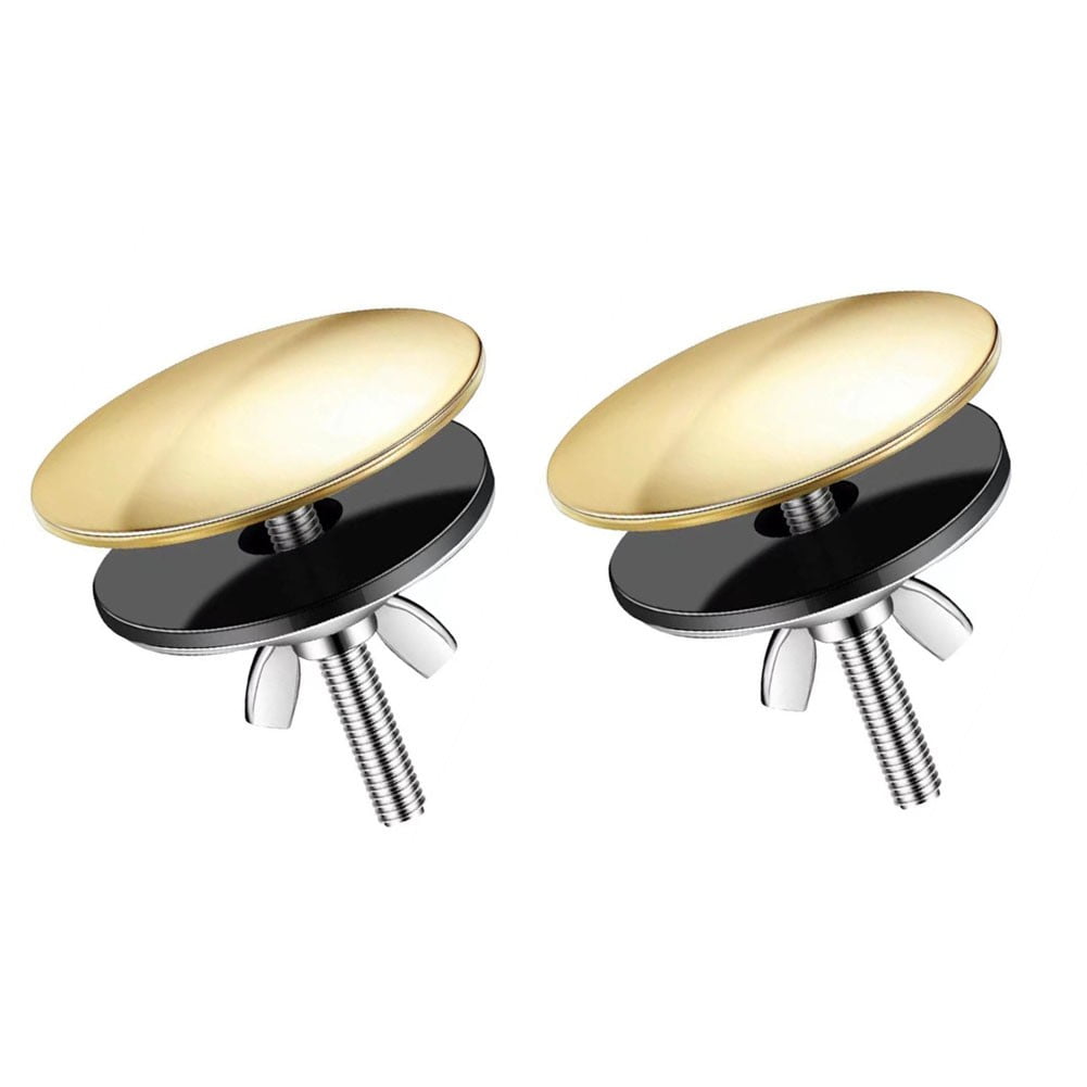 2 Pcs Stainless Steel Kitchen Sink Faucet Hole Cover Basin Hole Sealing ...
