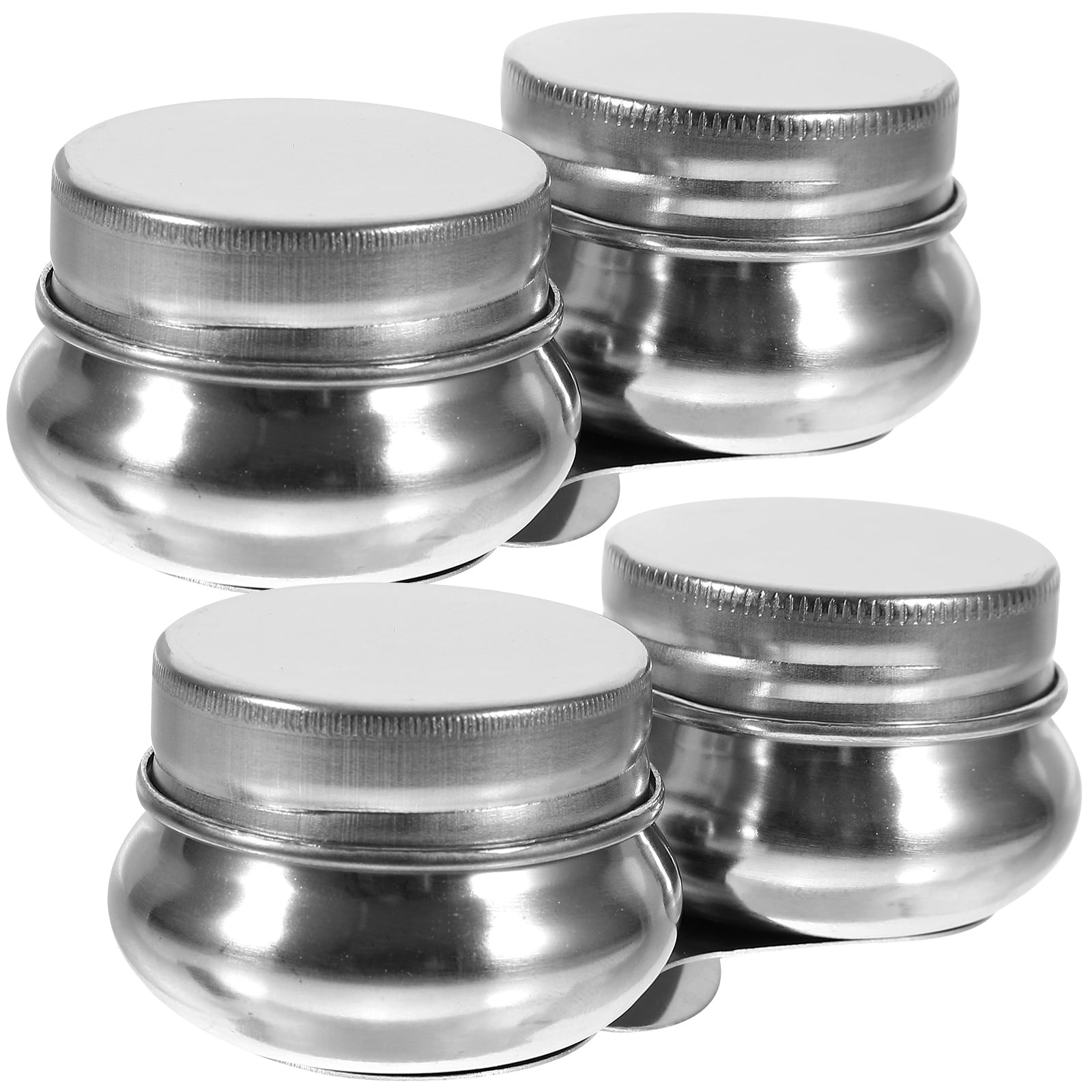 2 Pcs Stainless Steel Oil Paint Mixing Pot Brush Painting Supplies ...