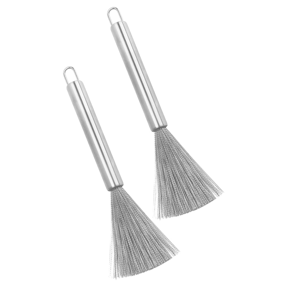 FRCOLOR Stainless Steel Small Cleaning Brush for Home Use Flexible Dish ...