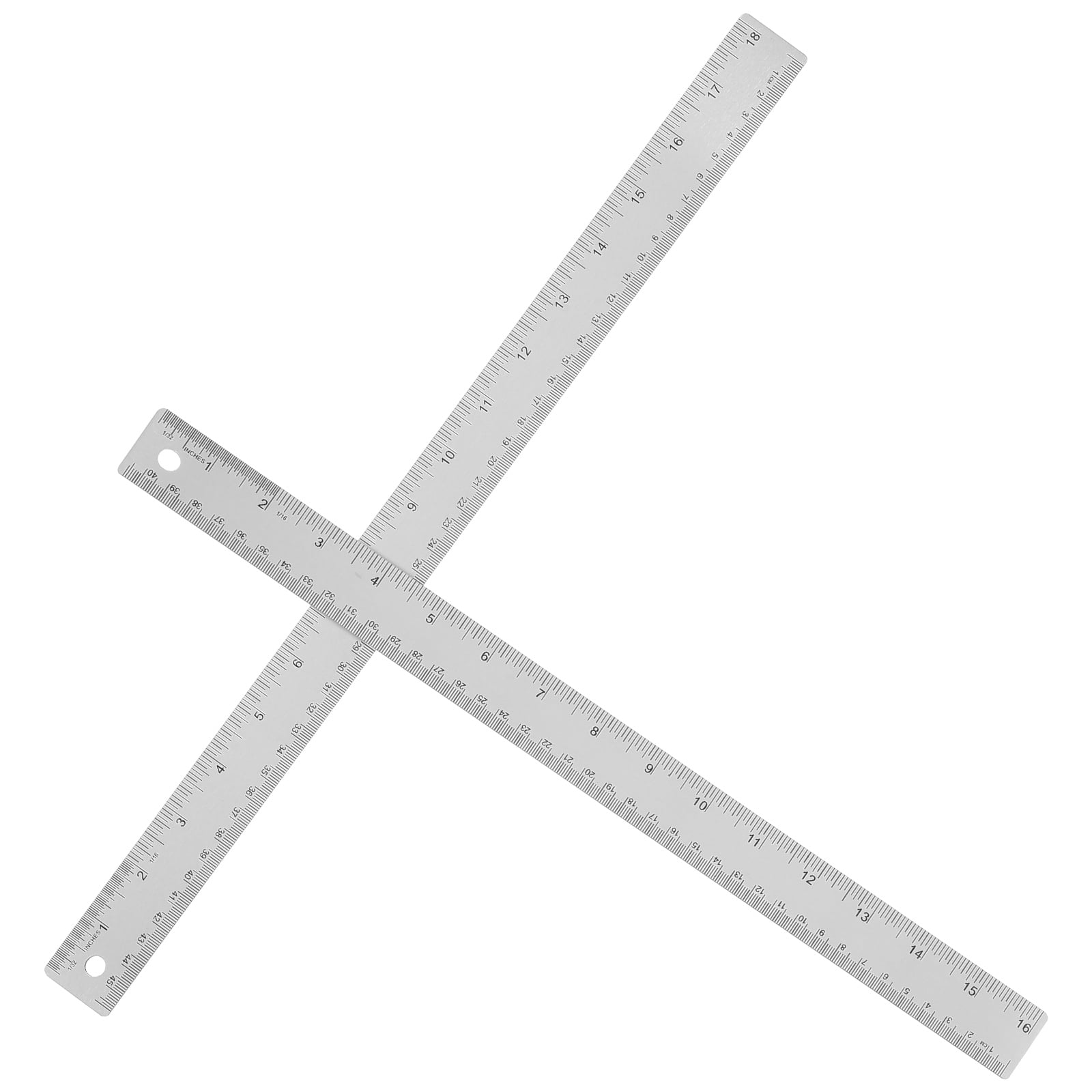 2 Pcs Stainless Steel Ruler Key Slat Removable Custom Part Silver ...