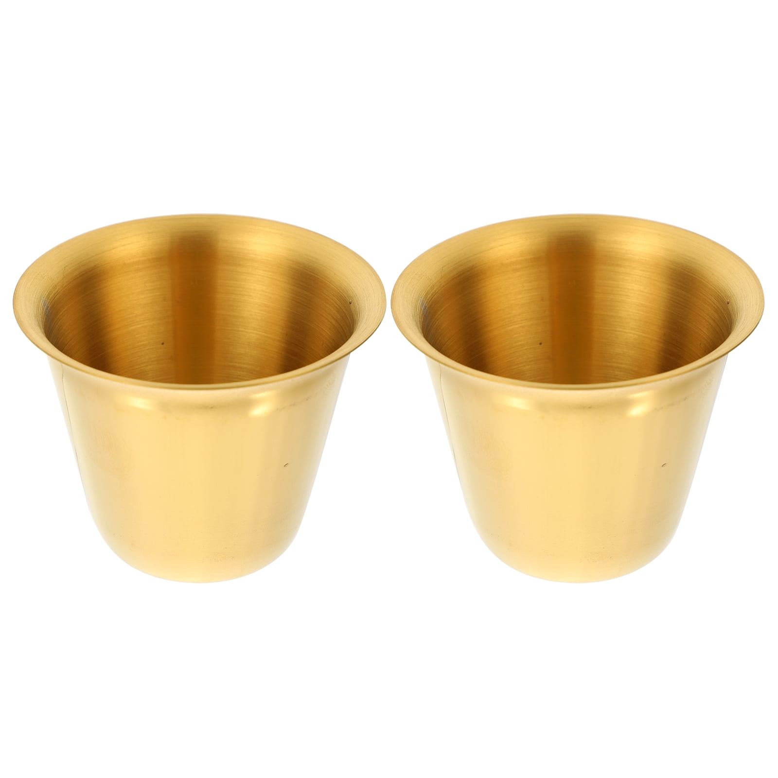 2 Pcs Stainless Steel Sauce Cup Korean Soy Dispenser Container ...