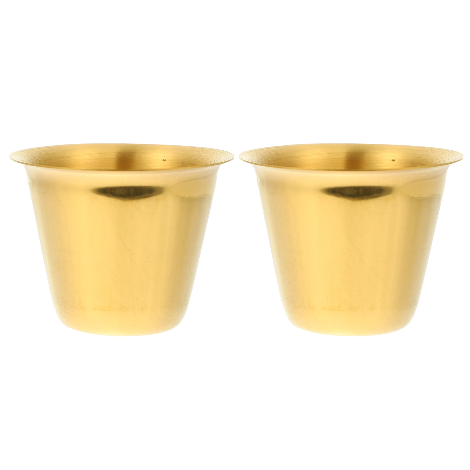 2 Pcs Stainless Steel Sauce Cup Metal Cups Seasoning 304 - Walmart.com