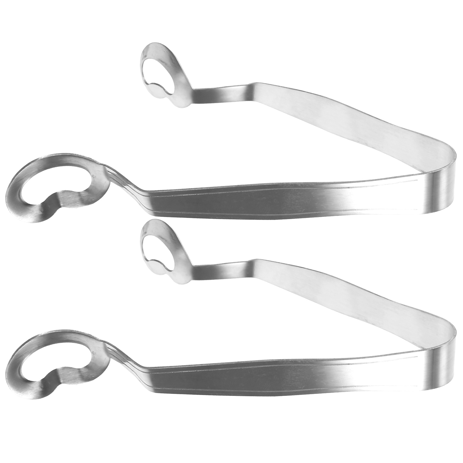 2pcs Stainless Steel Escargot Shellfish Tongs Restaurant Home Serving ...