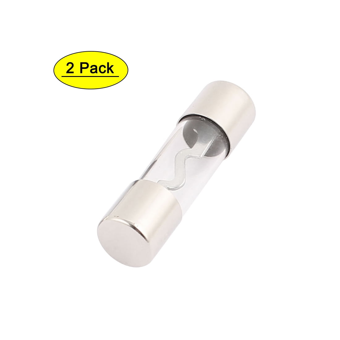 2 Pcs Standard Glass Car Audio Power Wire AGU Fuses 60A 38mm x 10mm ...