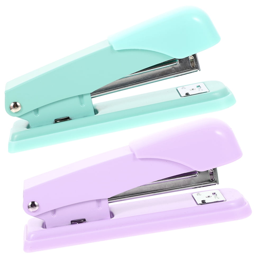 2 Pcs Stapler Office Paper Supply Book Multi-use Staplers Personalized ...