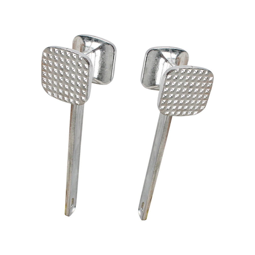 2 Pcs Steak Hammer Meat Grinder Dual Sided Nails Hammer Meat Tenderizer