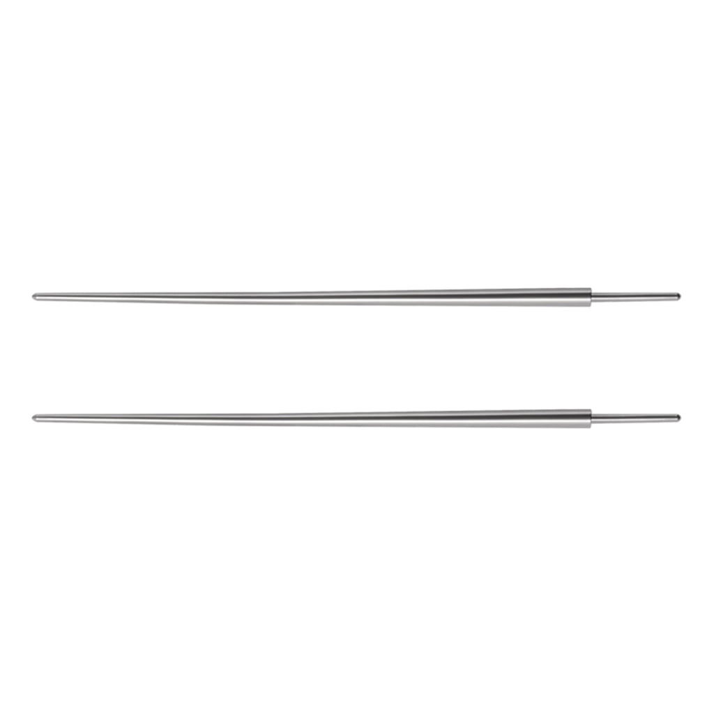 2 Pcs Steel Piercing Taper Insertion Pin 14G/16G/18G Taper Insertion ...