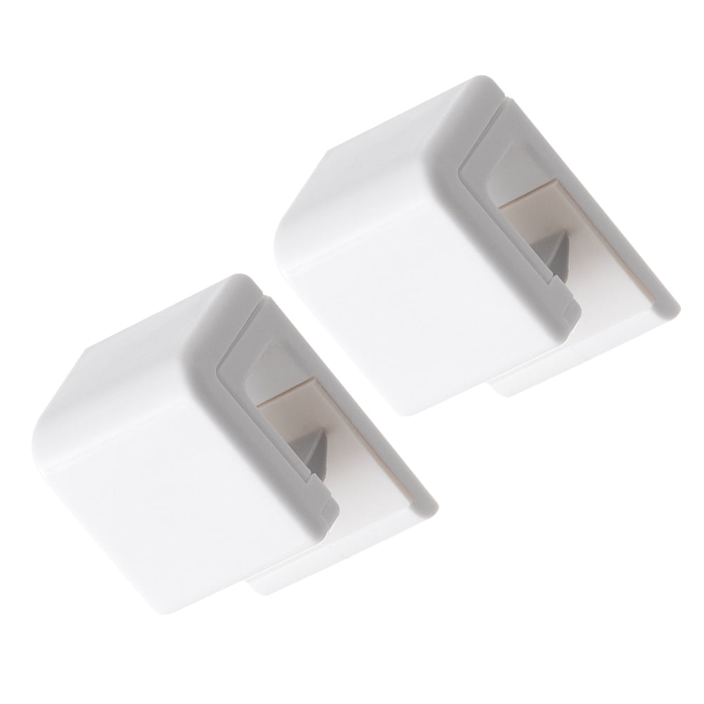 2 Pcs Sticky Hanging Clamp over Shower Door Hook White Hooks for ...
