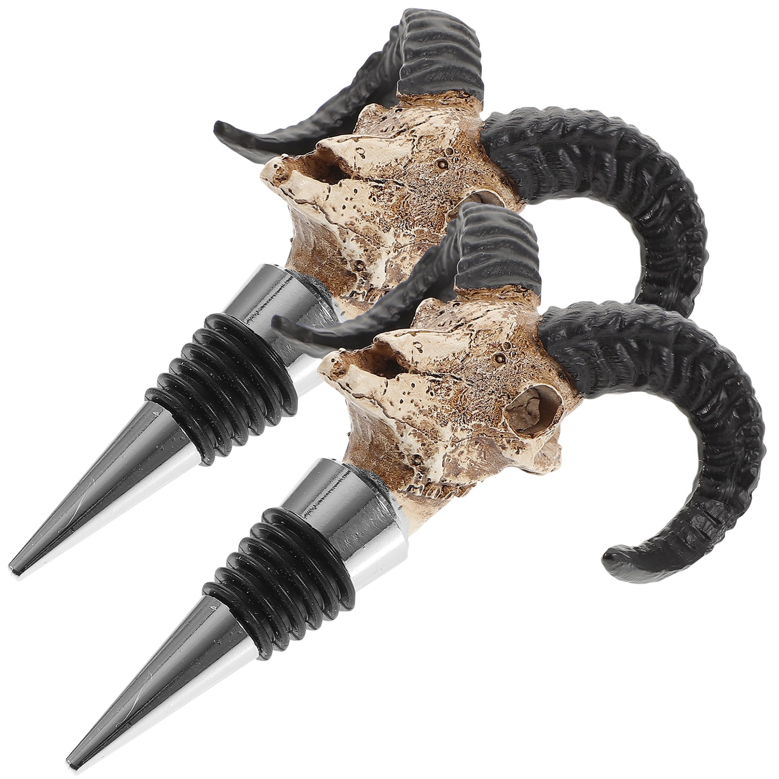 2 Pcs Stoppers Wine Stopper Bottle Plugs 12.5X8.5CM Black - Walmart.com