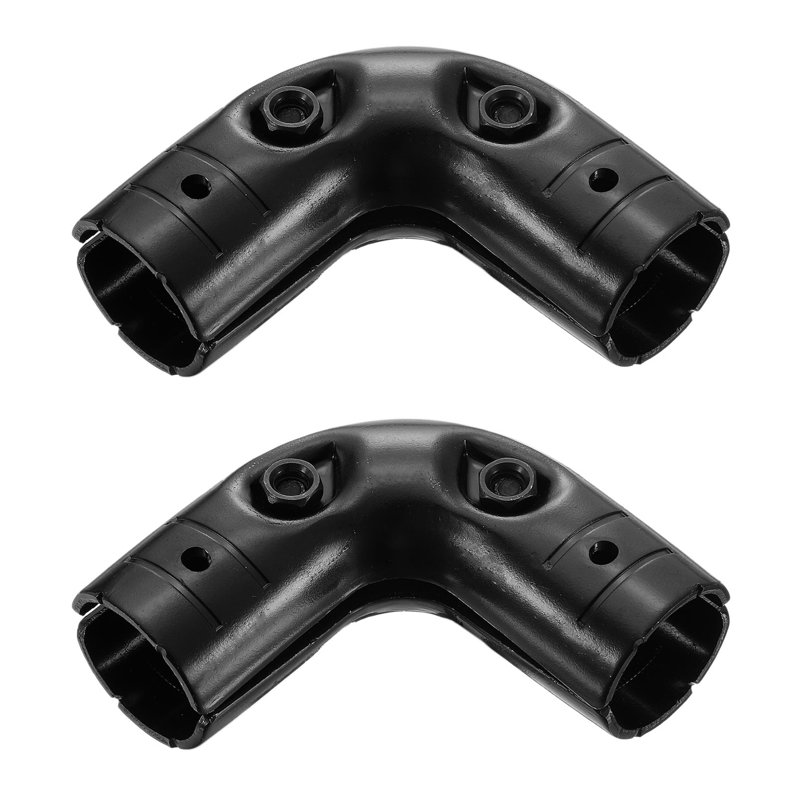 2 Pcs Straight Structural Pipe Connector, 1-1/8" 4-way Metal Connectors ...