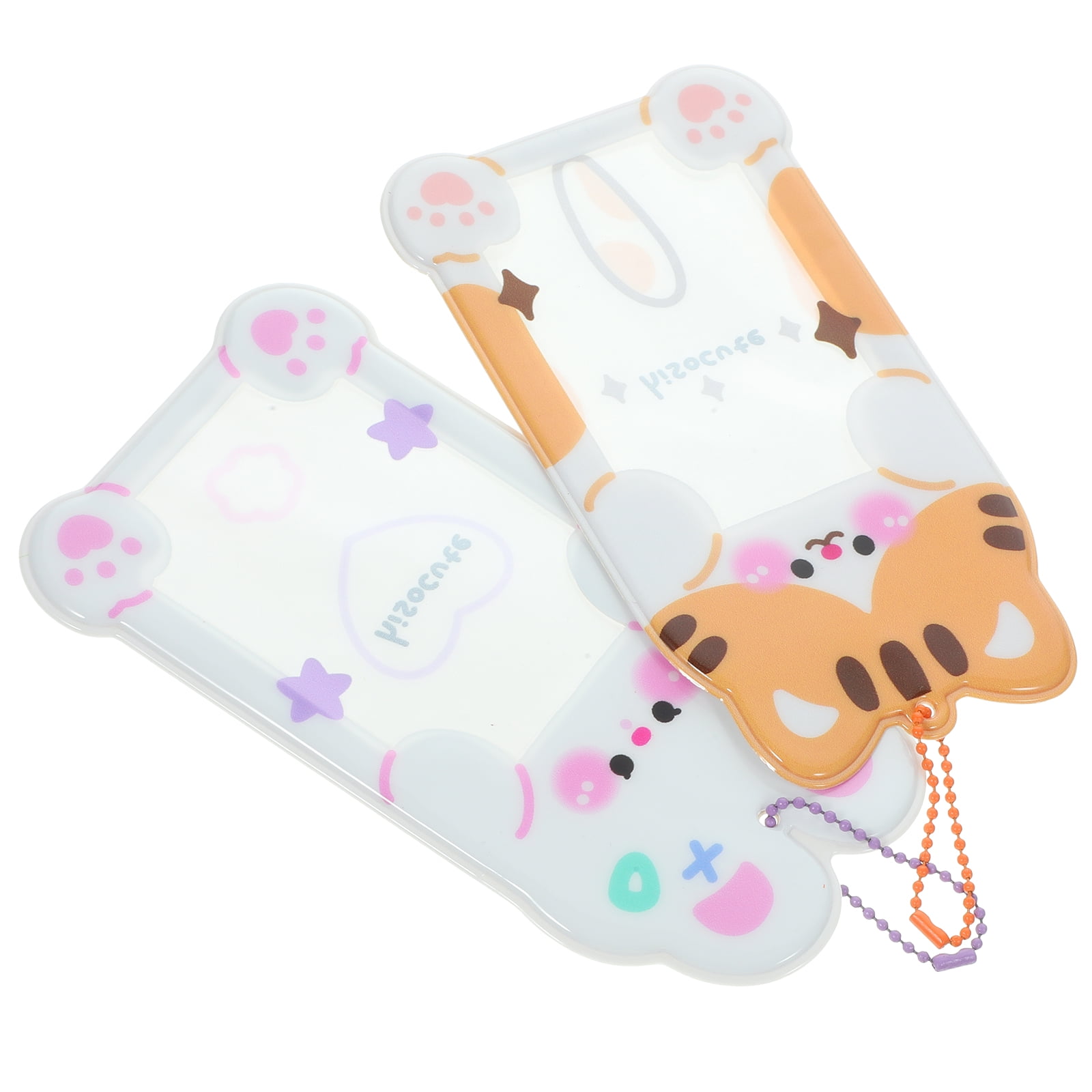 2 Pcs Student Access Card Holder The Office Supplies Cartoon Style ...