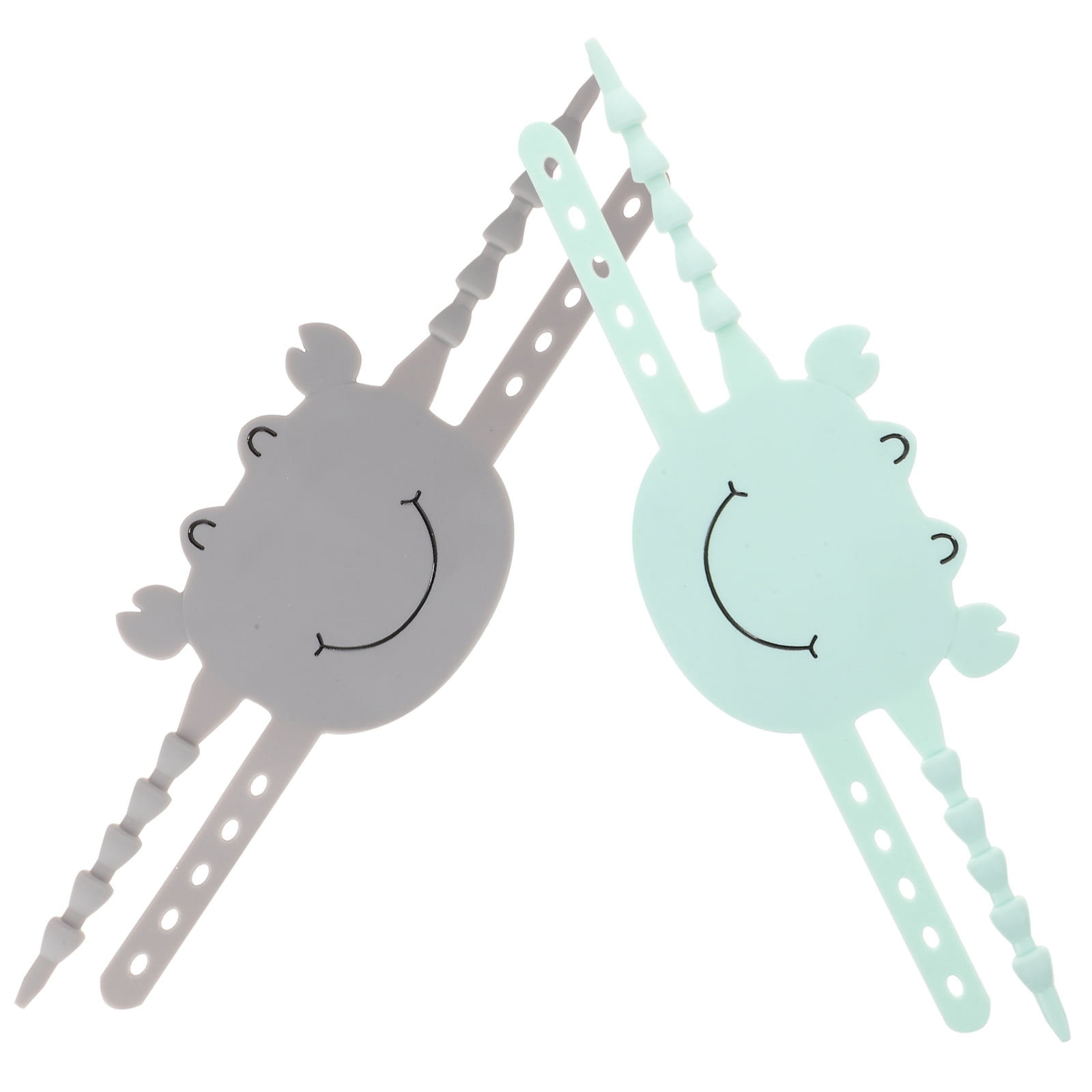 2 Pcs Study Silent Lock Set Door Handle Door Bumpers for Slamming Baby ...