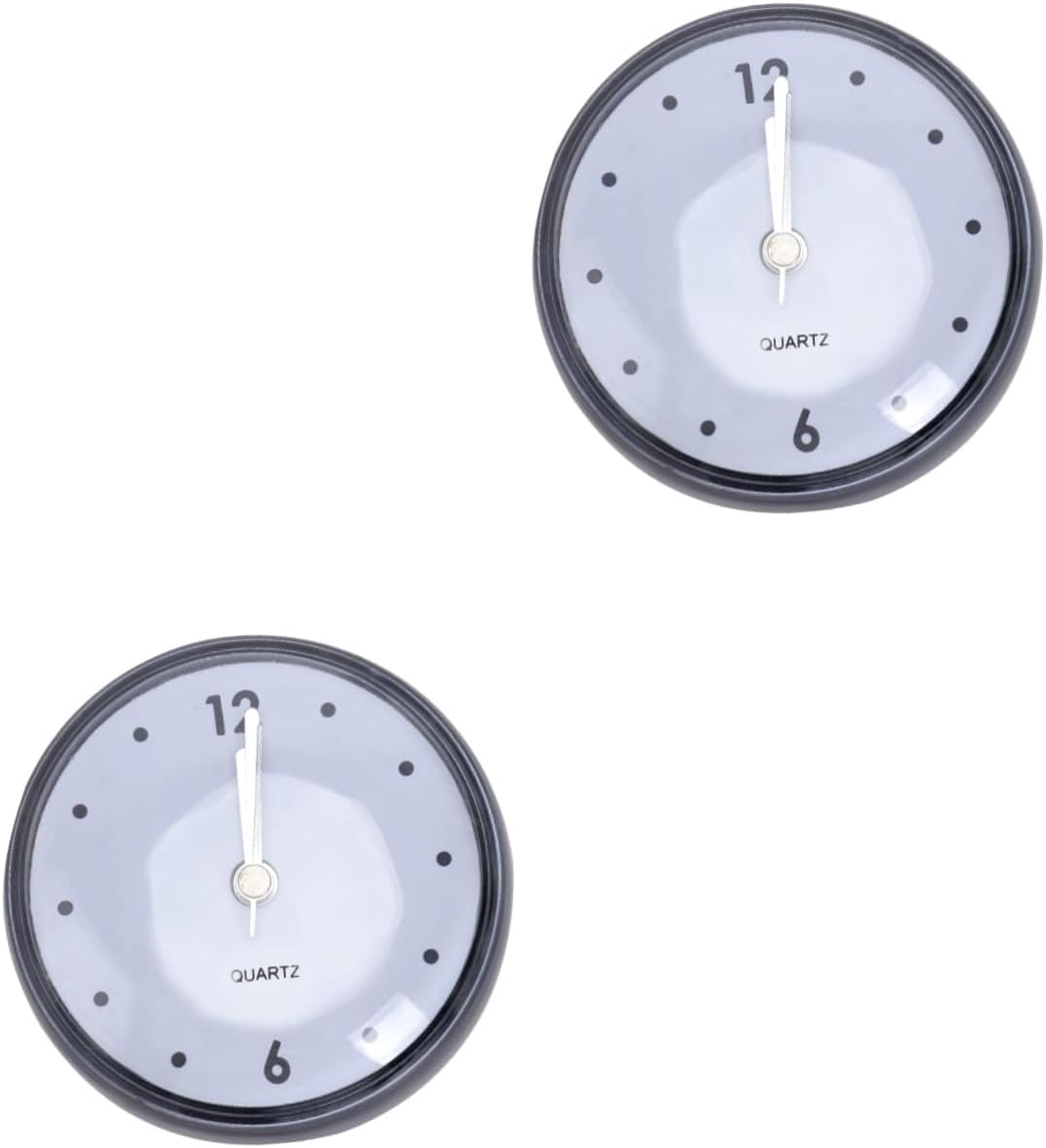2 Pcs Sucker Clock Bathroom Wall Shower Clock Small Clocks Bathroom ...