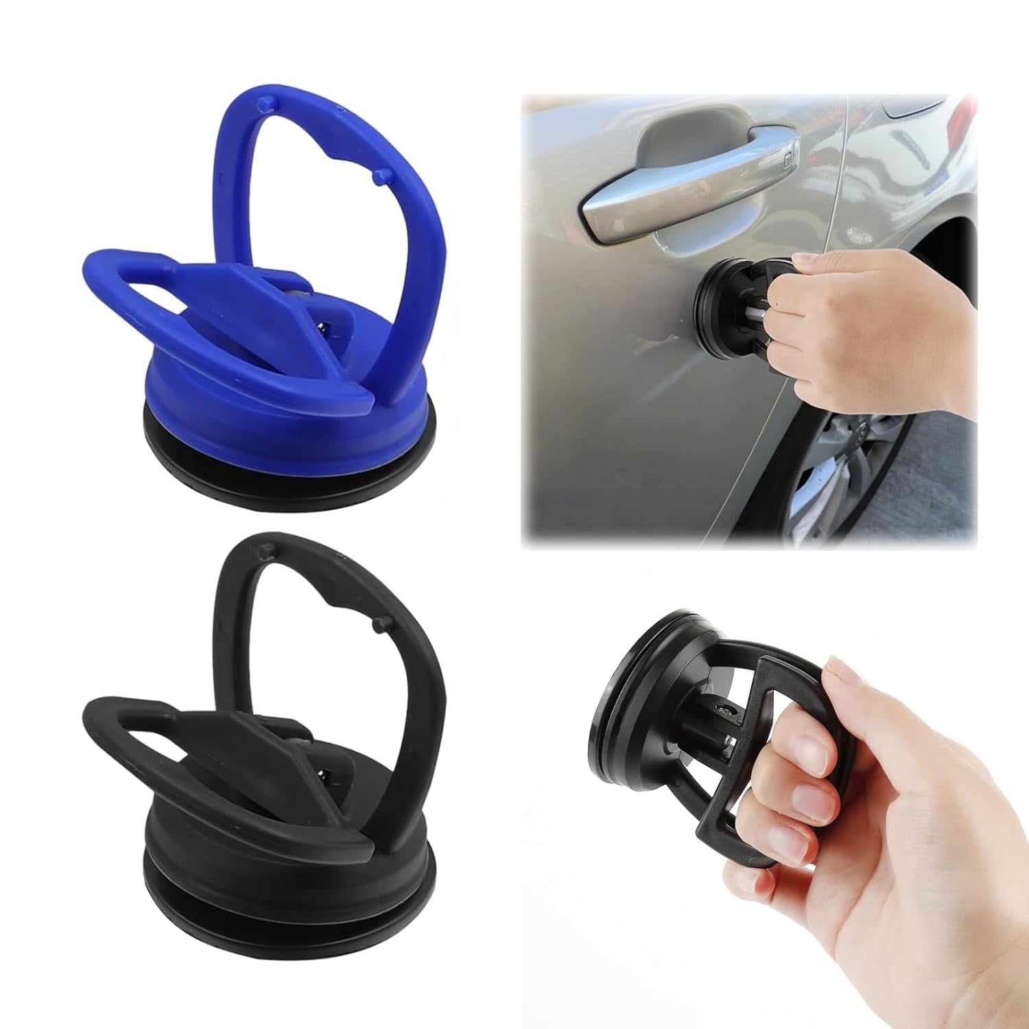 2 Pcs Suction Cups,6cm Car Dent Puller,Strong Dent Remover Tool for Car ...
