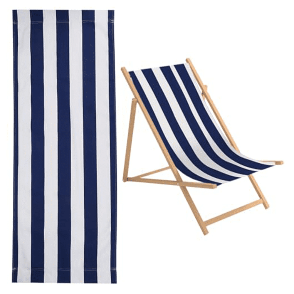 2 Pcs Sun Lounger Cloth, Patio Chair Replacement Fabric, 47x17 Folding ...