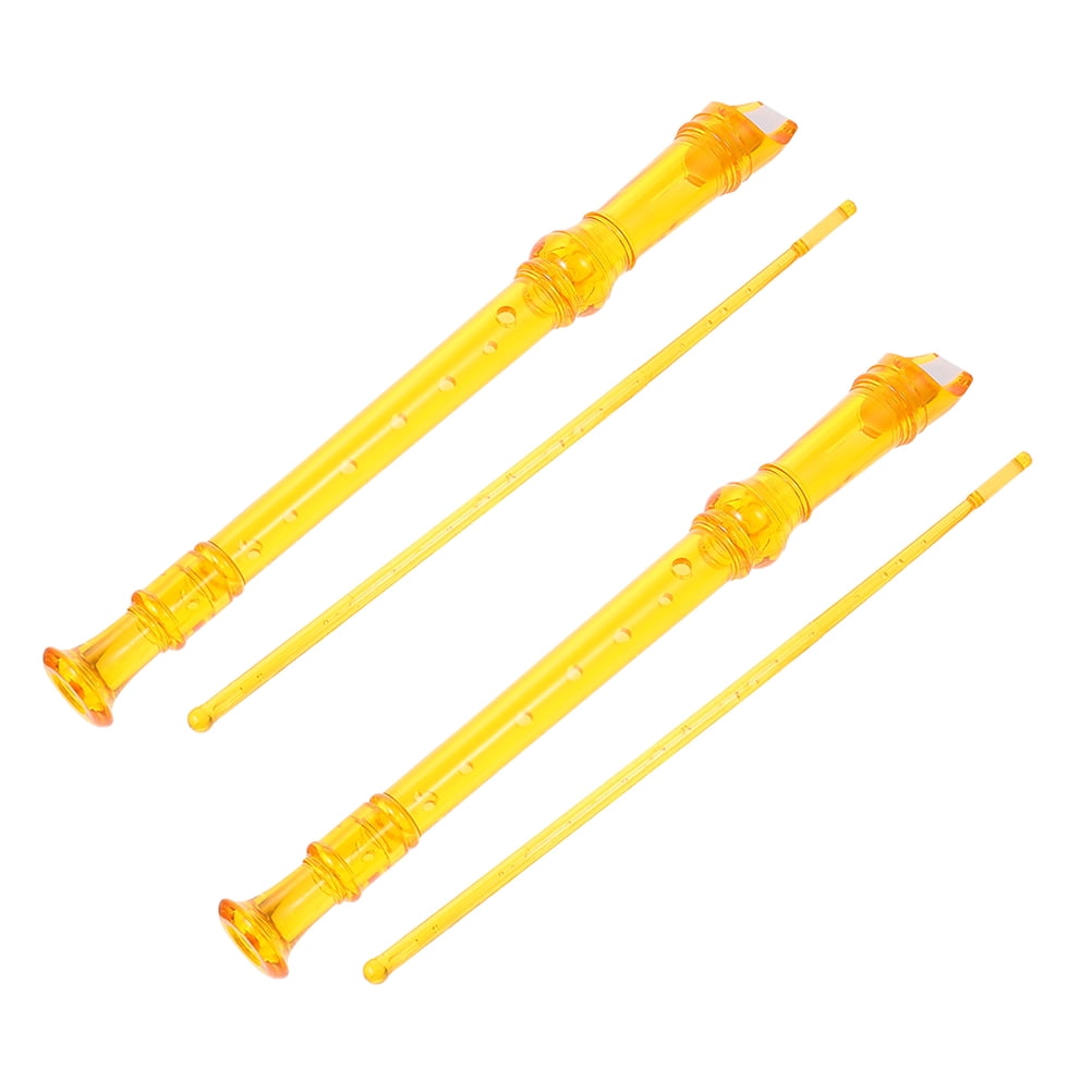 2 Pcs Swan 8 Hole Clarinet Beginner Instrument Children Resin Musical ...