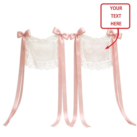 2 Pcs Sweetheart Table Chair Decor 17.72 x 13 Inch Set of 2 for ...