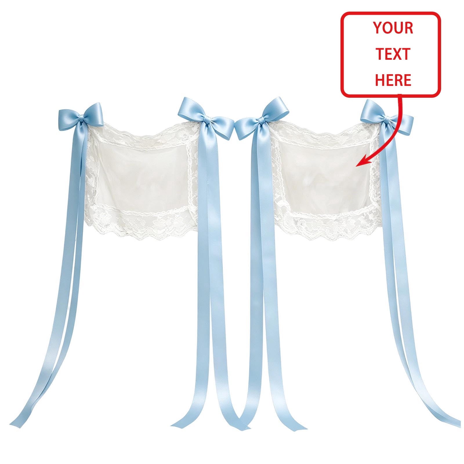 2 Pcs Sweetheart Table Chair Decor 17.72 x 13 Inch Set of 2 for ...