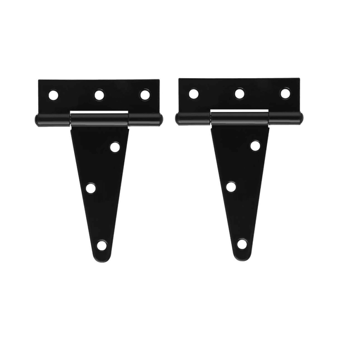 2 Pcs T Hinge, 6-inch Door Hinges Outdoor Heavy Duty Hinges Gate Hinge ...