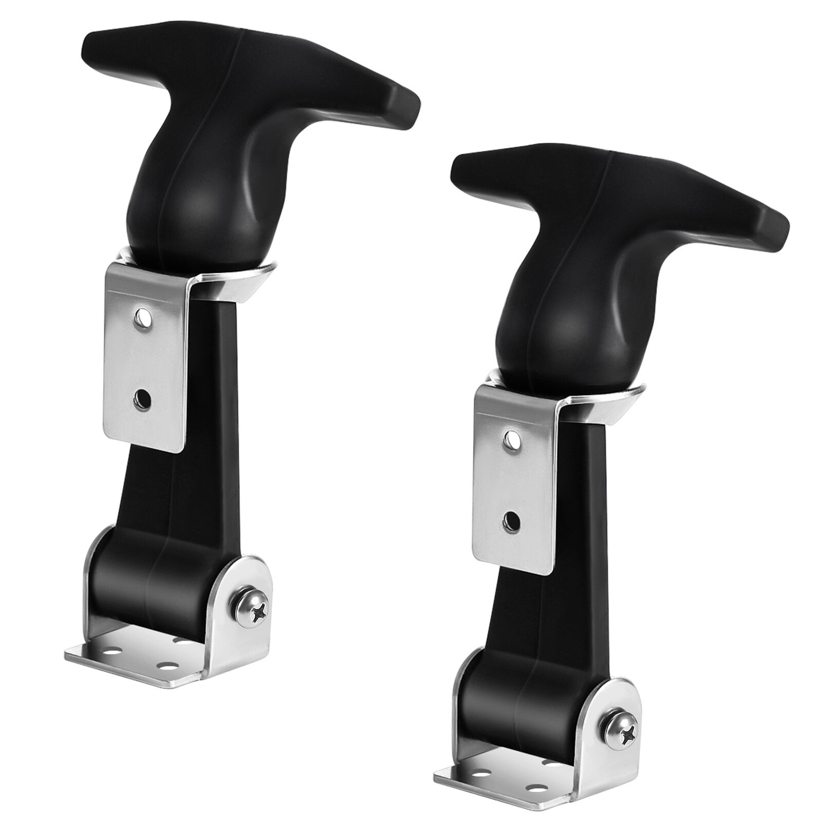 2 Pcs T-handle Draw Latches Hood Professional Engine Cover Elasticity ...