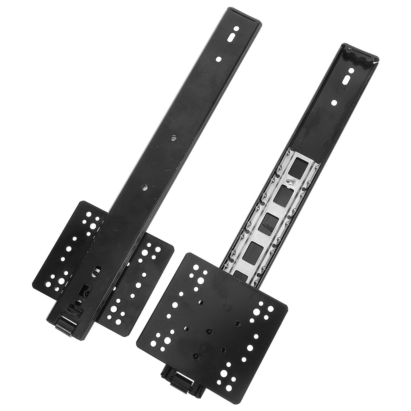 Homoyoyo Dresser Drawer Guides Steel Black Furniture Hardware Hidden ...