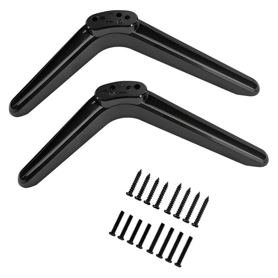 2 Pcs TV Stand Legs Replacement Base, Universal TV Stand Legs with ...
