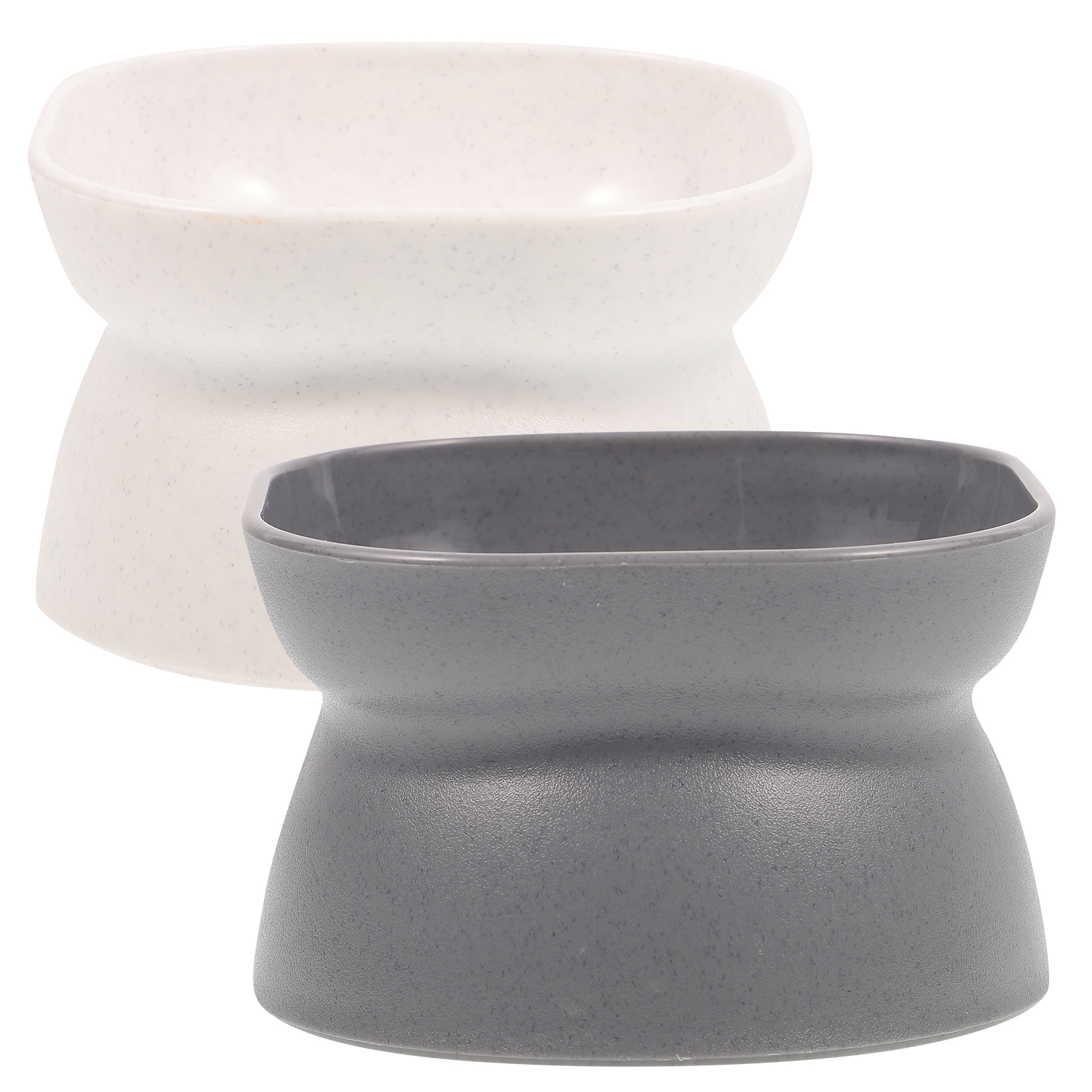 Koolleo 2Pcs Cat Elevated Bowl Cat Neck Protection Bowl Elevated Cat ...