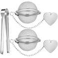 2 Pcs Tea Infuser for Loose Leaf Tea, 2" 304 Stainless Steel Tea Ball ...