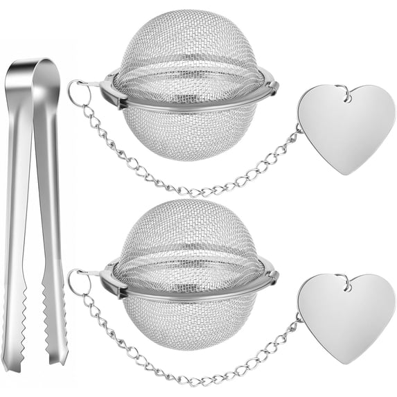 2 Pcs Tea Infuser for Loose Leaf Tea, 2" 304 Stainless Steel Tea Ball ...