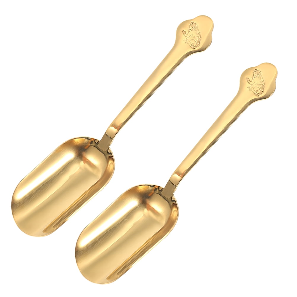 2 Pcs Tea Rules Teaspoon Scoop Coffee Mini Spoons Magnetic Measuring ...