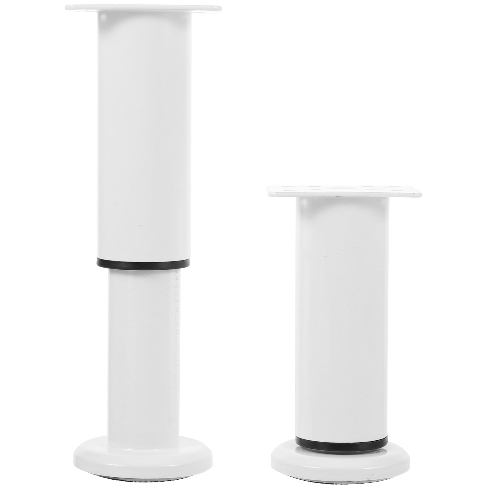 2 Pcs Telescopic Furniture Legs Replacement Sofa Metal for Chair Risers ...