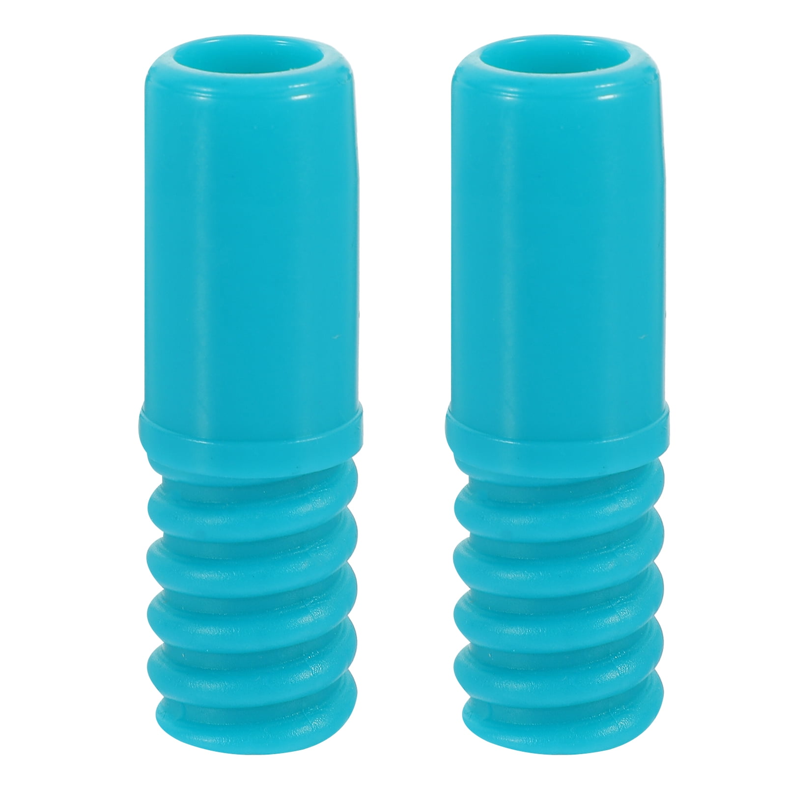 2 Pcs Telescopic Rod Thread Head Handle Threaded End Telescopic Poles ...