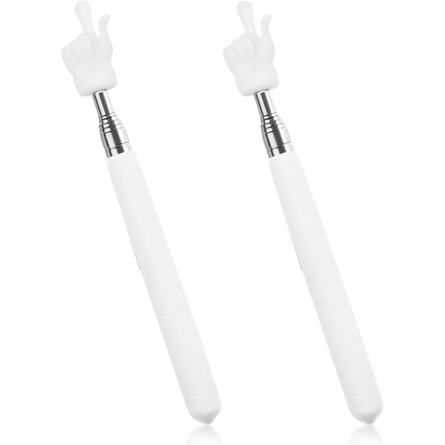 2 Pcs Telescopic Teacher Pointer Finger, Retractable Hand Pointer ...