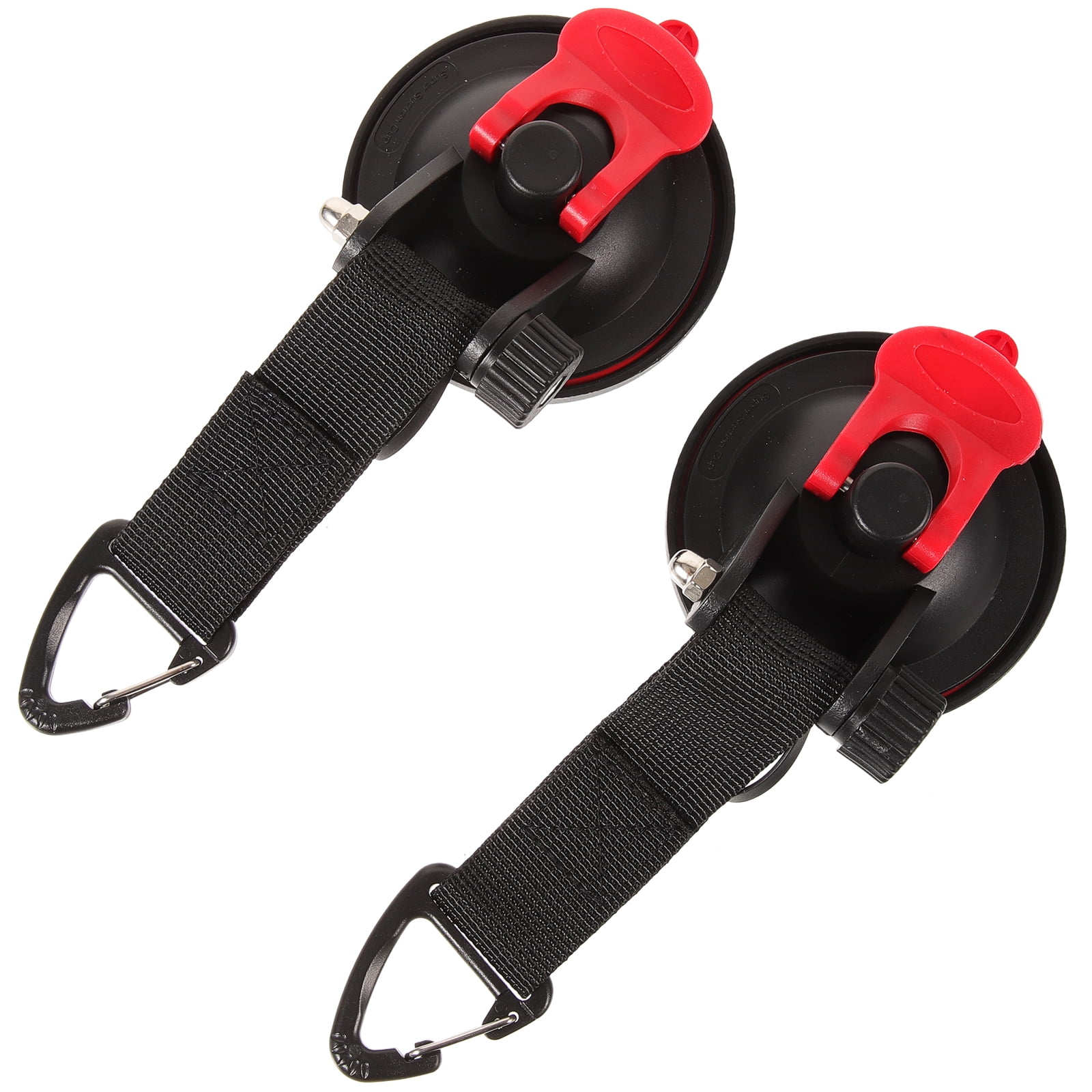 2 Pcs Tent Fixing Hook Car Window Hooks Coat Hangers Carabiner Suction ...