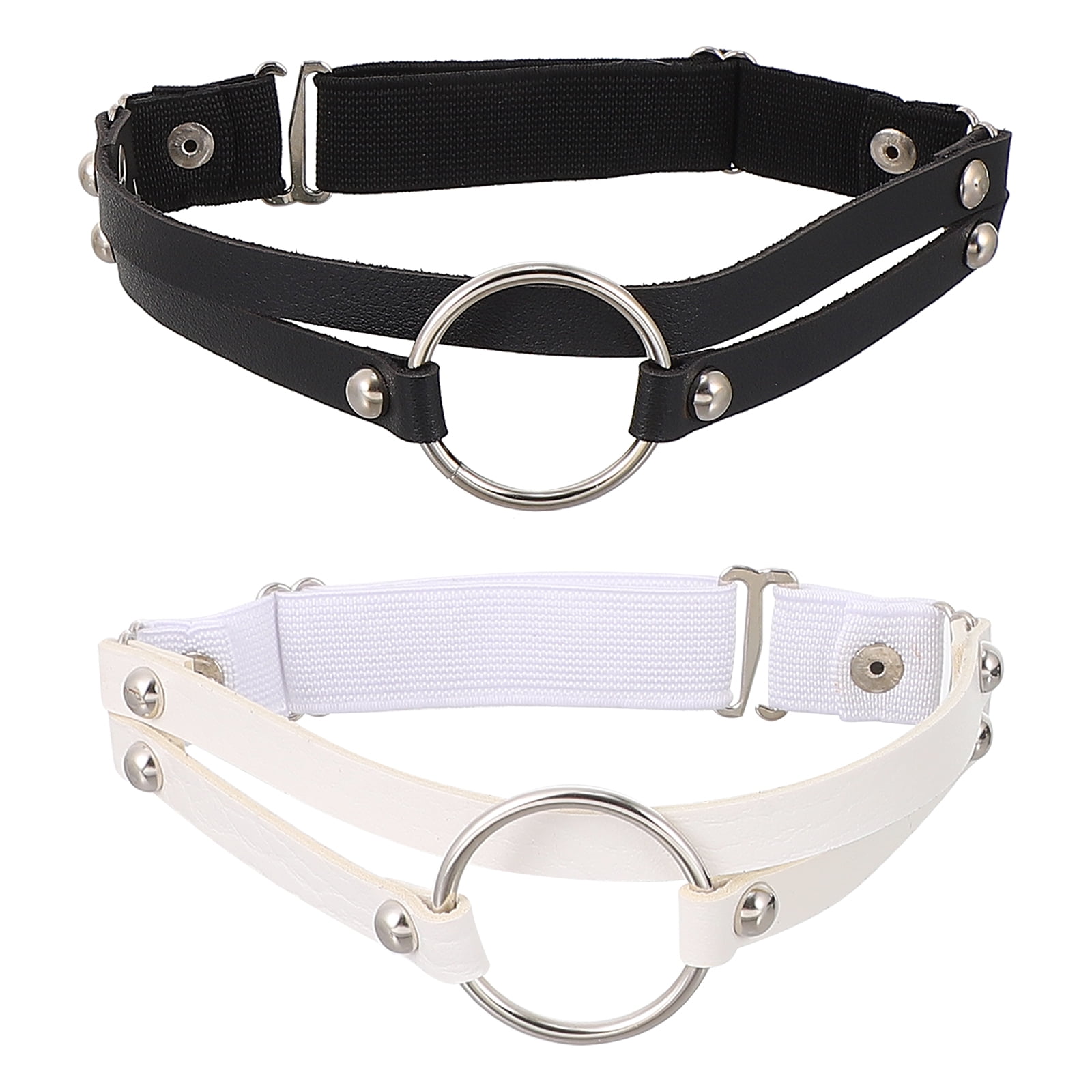 2 Pcs Garters Chic Leg Band Adjustable Punk Leg Garter Female Leg Decor ...