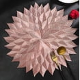 2 Pcs Thousand Leaf Flower Waterproof PVC Dining Table Mats ...