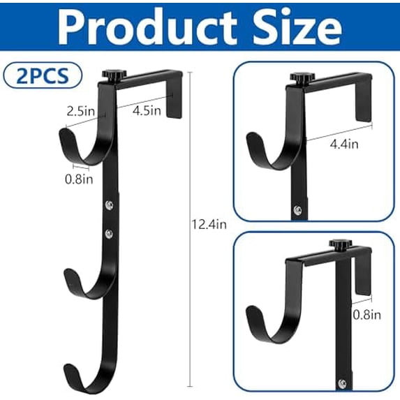 2 Pcs Three-layer Pool Fence Hooks for Pool Equipment, Adjustable Pool ...