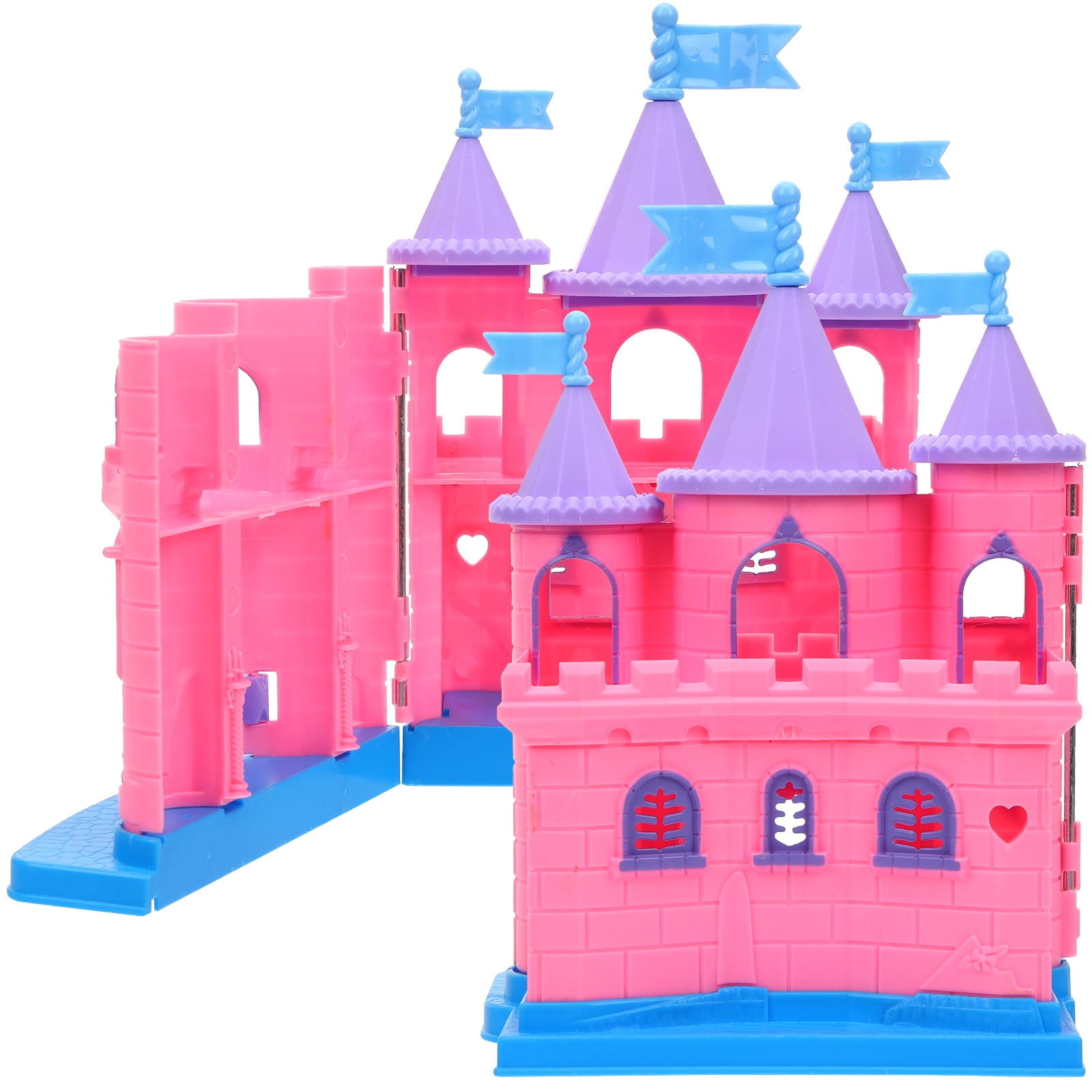 2 Pcs Tiny House Plastic Castle Toy Two The Moon Birthday Decorations ...
